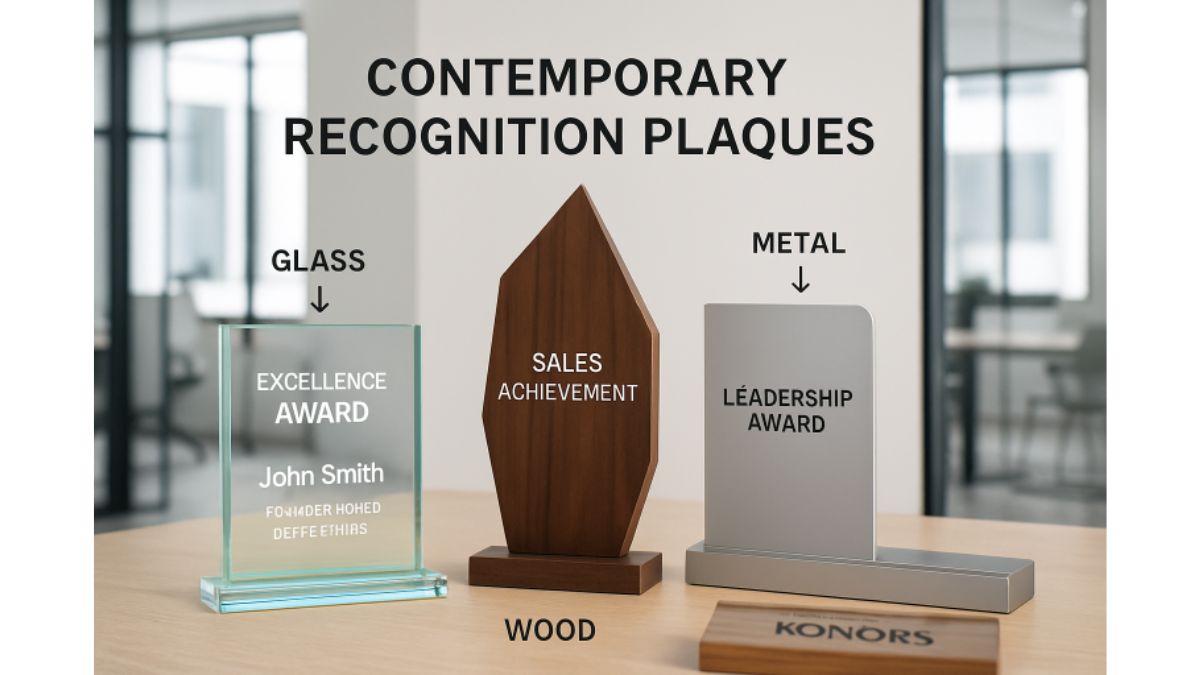 Innovative Recognition Plaques for Contemporary Achievements